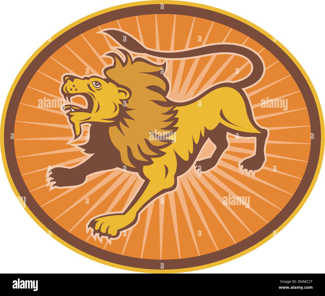 Lion looking up Stock Vector Images - Alamy
