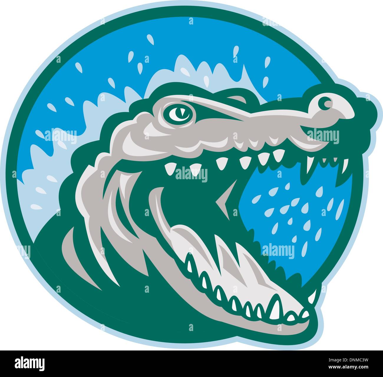 Snapping reptile Stock Vector Images - Alamy