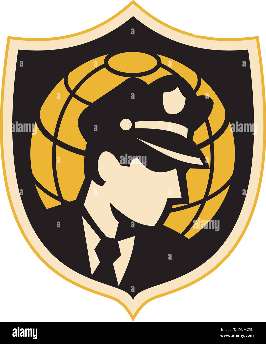 Security Guard Badge Vector
