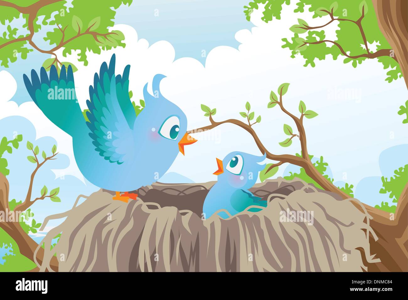 Birds Stock Vector Images - Alamy