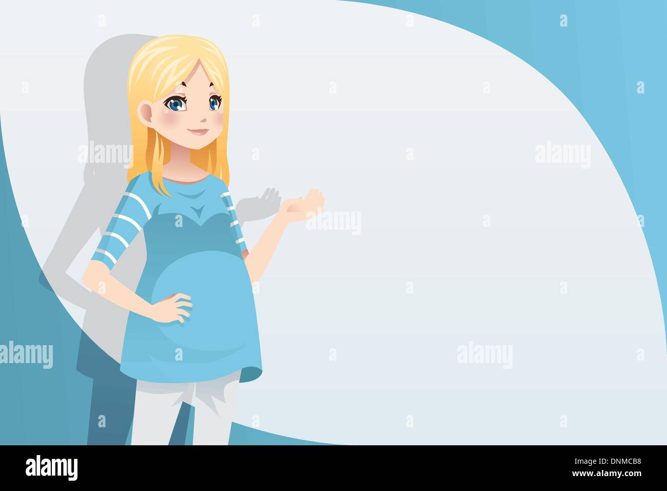 Pregnant belly vector Stock Vector Images - Alamy