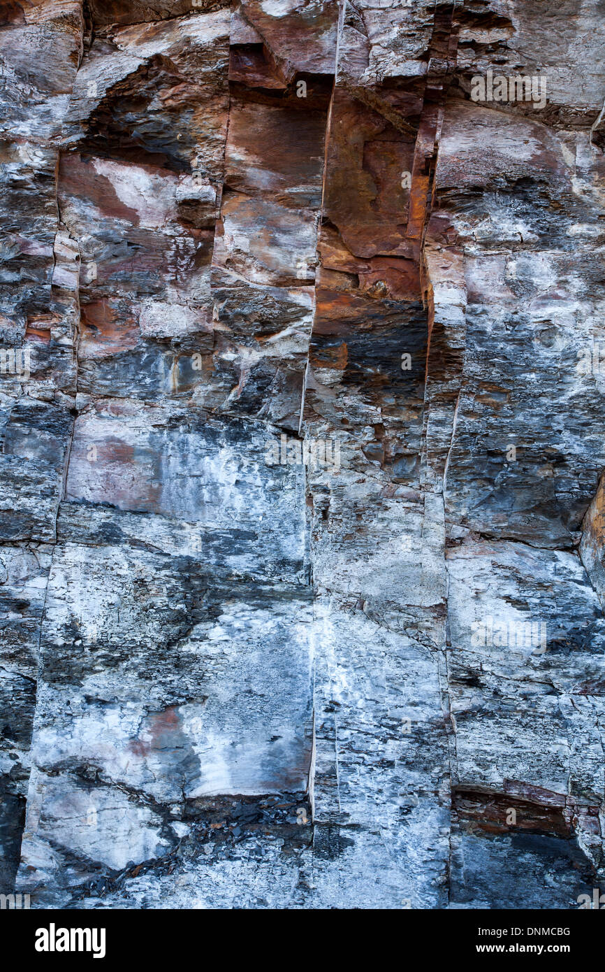 Saltwick Bay, Cliff Erosion, Whitby, England Stock Photo - Alamy
