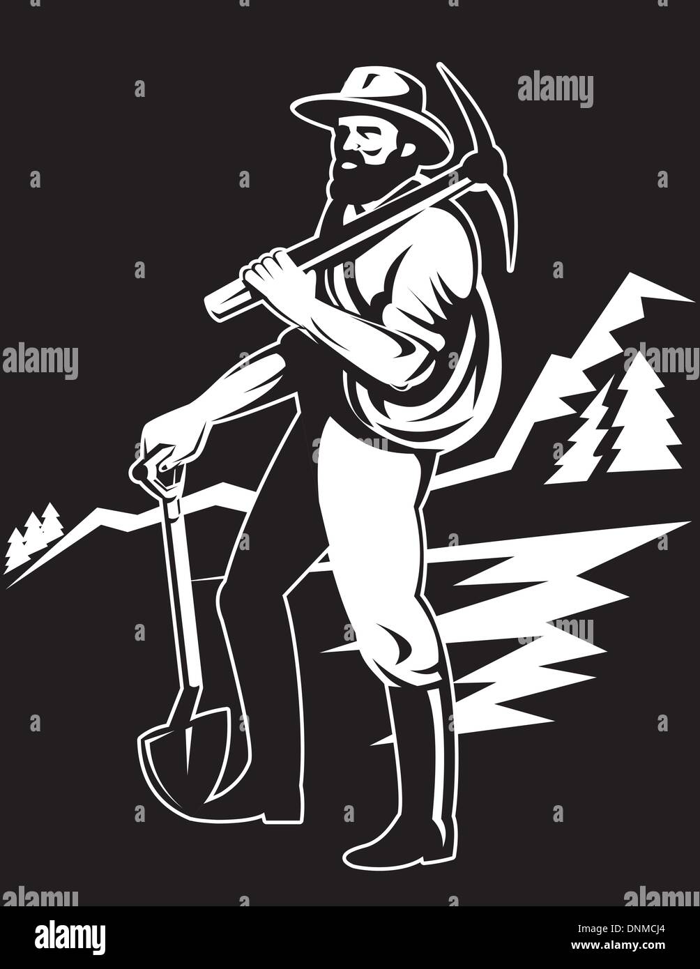 Miner pick axe hi-res stock photography and images - Alamy