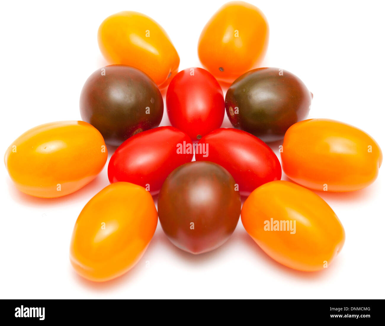 Red mini plum tomatoes hi-res stock photography and images - Alamy