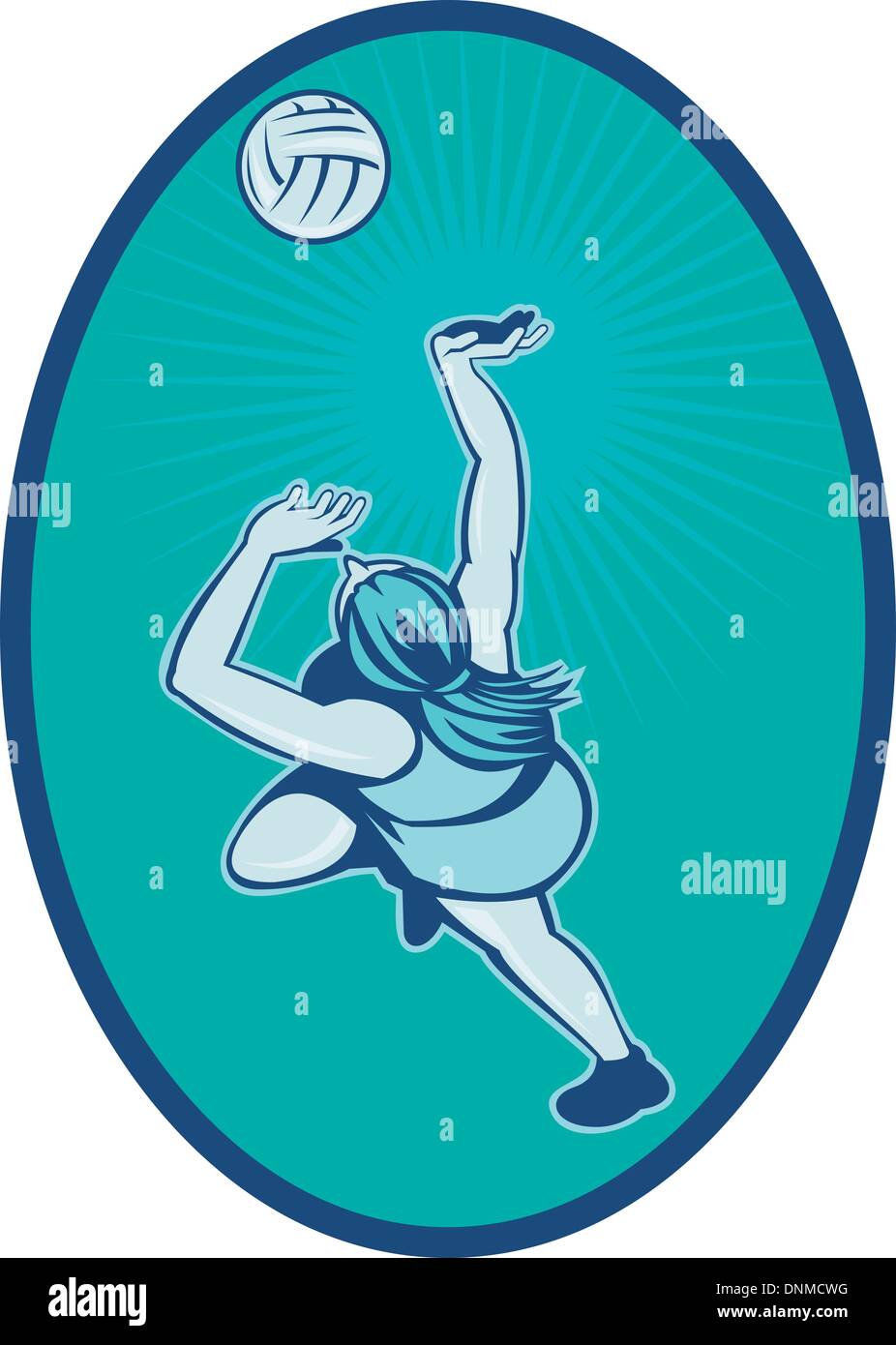 Netball Stock Vector Images - Alamy