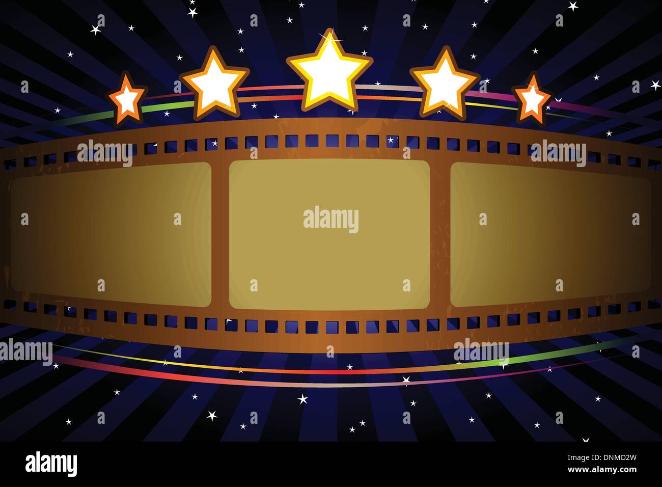 A vector illustration of a movie theater background Stock Vector Image ...
