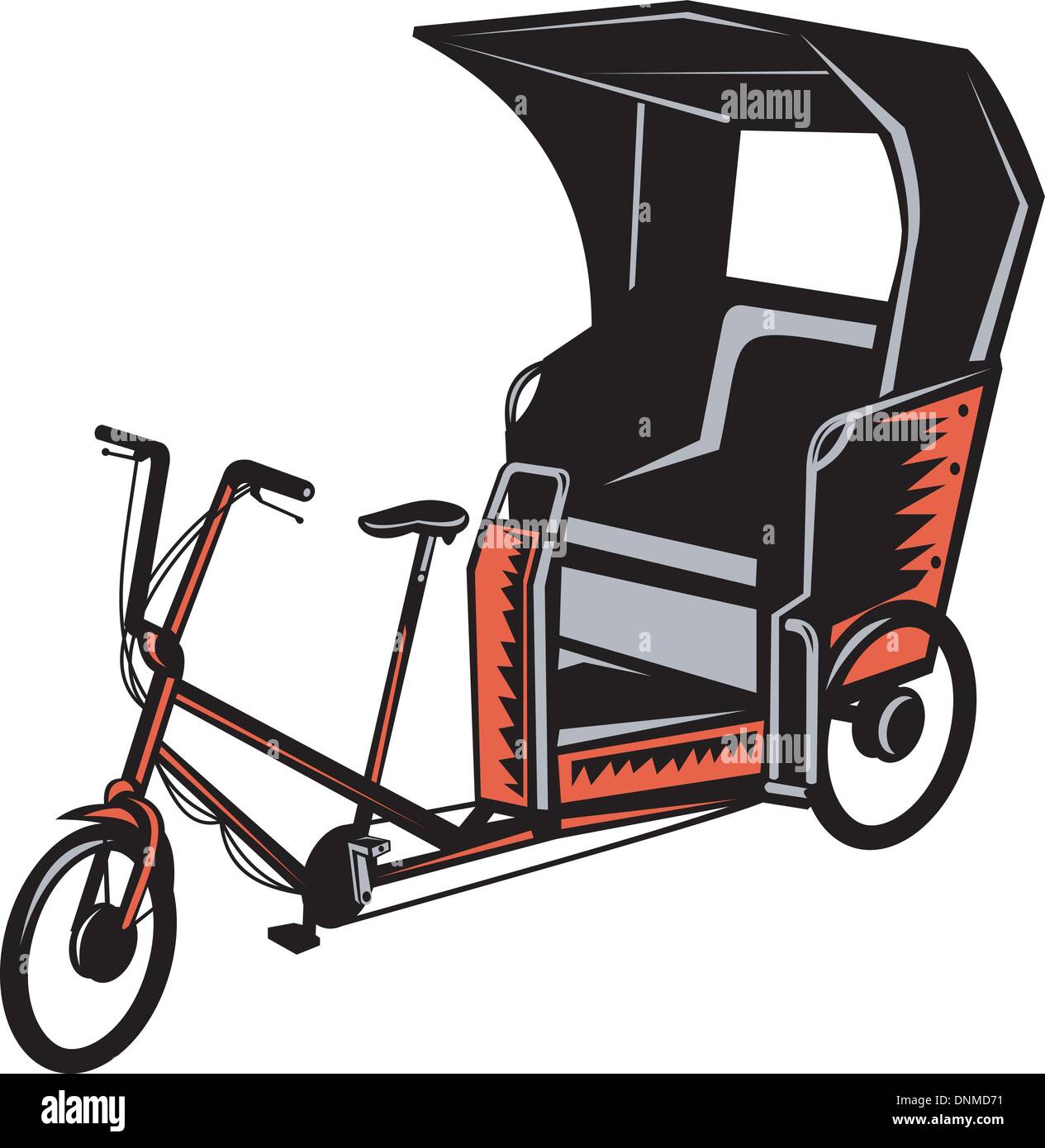 Rickshaw Stock Vector Images - Alamy