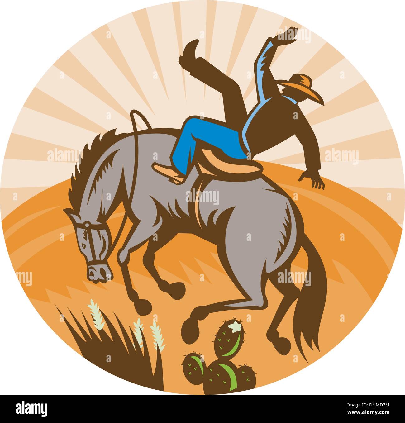 Bucking pony hi-res stock photography and images - Alamy