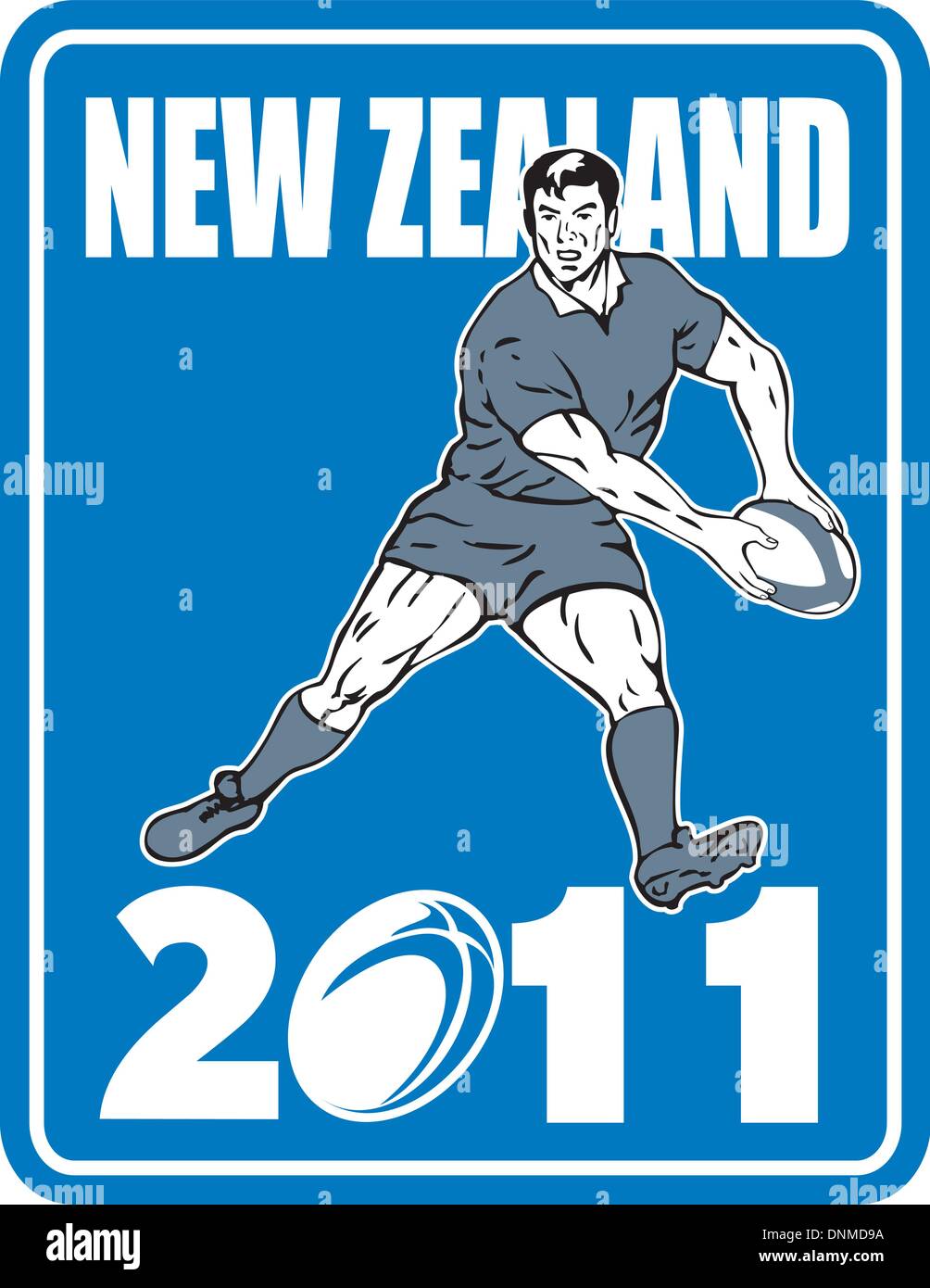 Nz rugby Stock Vector Images - Alamy