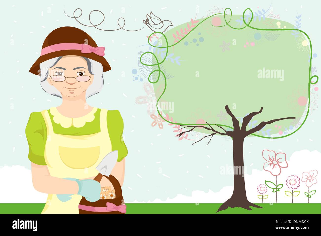 Elderly vector vectors hi-res stock photography and images - Alamy