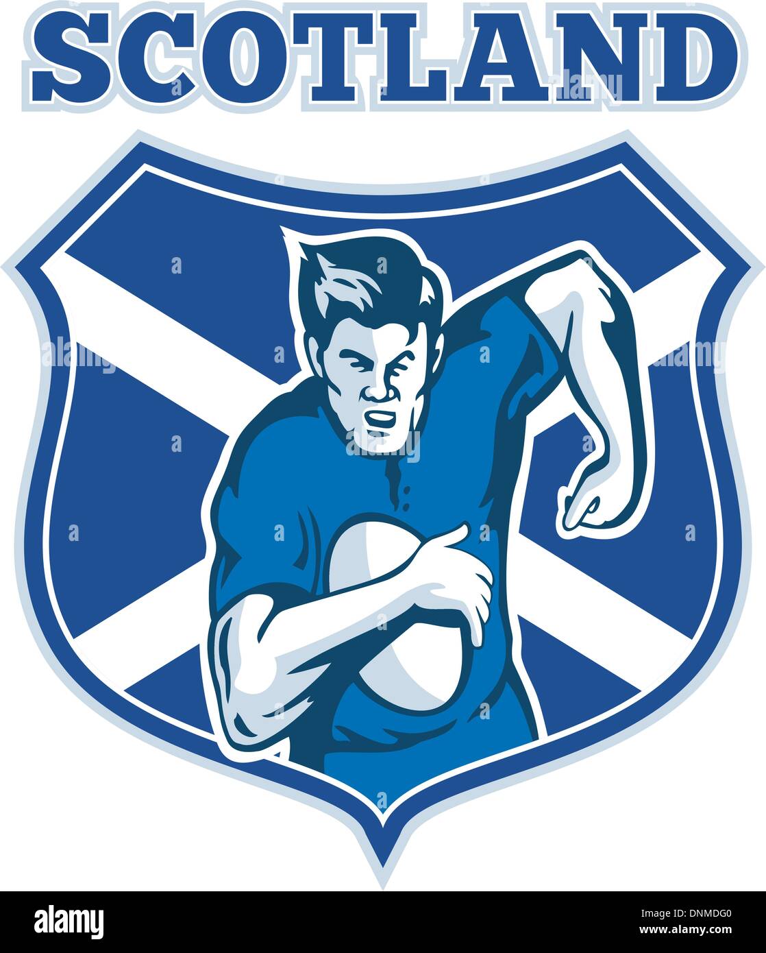 Scottish rugby Stock Vector Images - Alamy