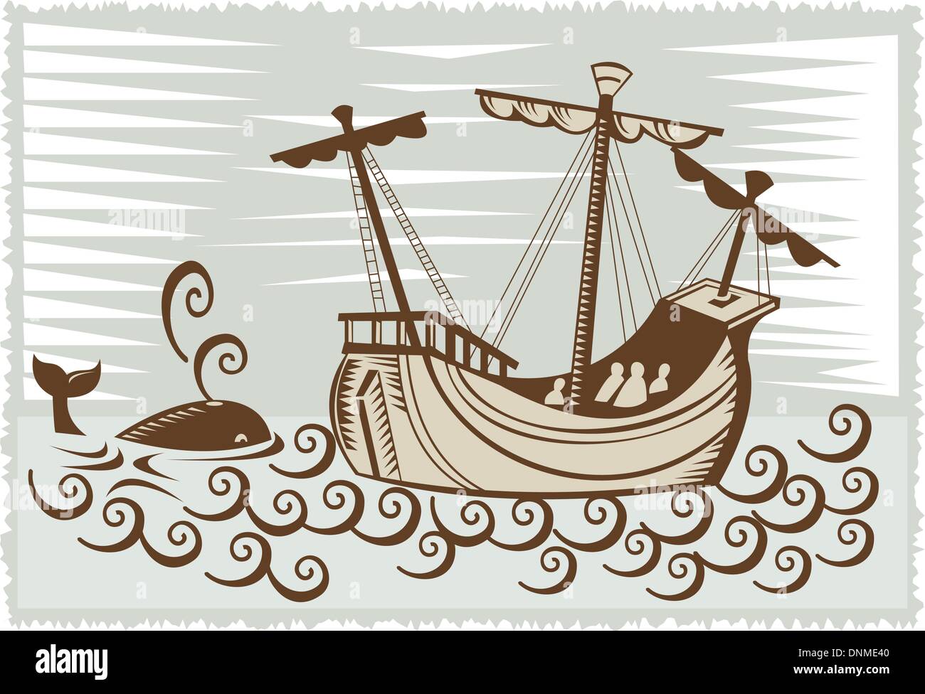 Passenger ship whale Stock Vector Images - Alamy