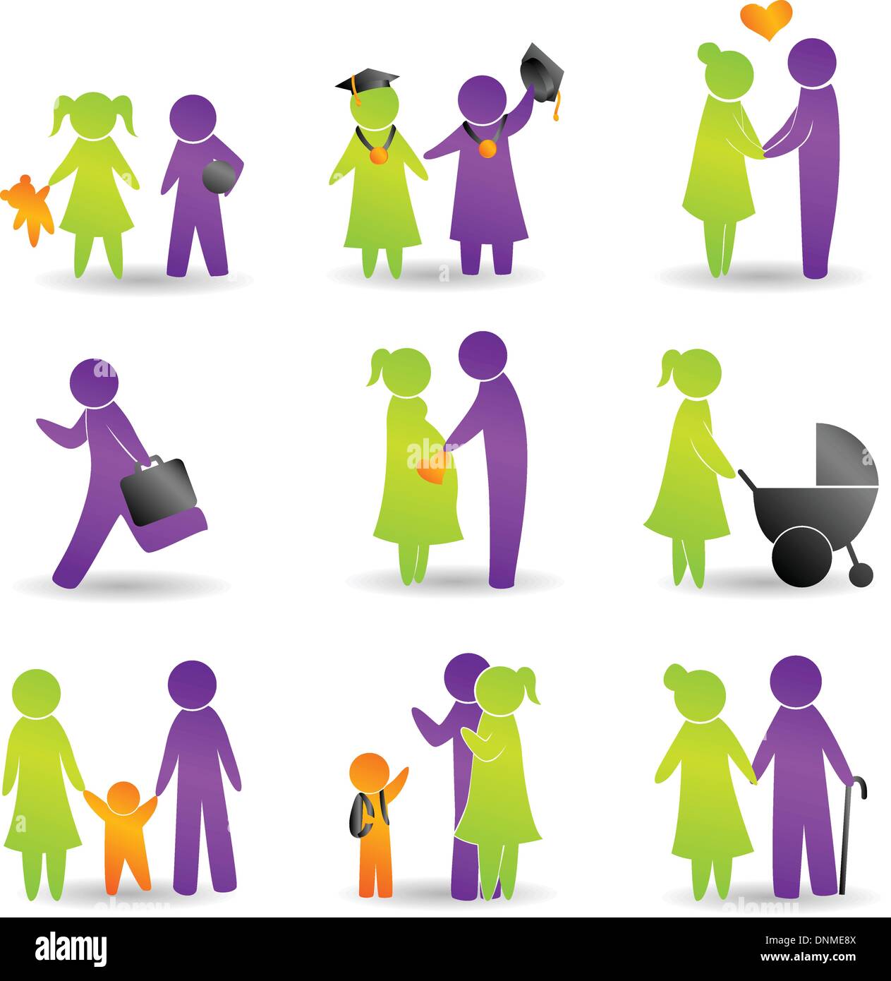 A vector illustration of live events icons Stock Vector Image & Art - Alamy