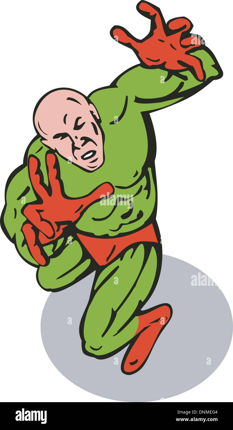 Cartoon man punching hi-res stock photography and images - Alamy