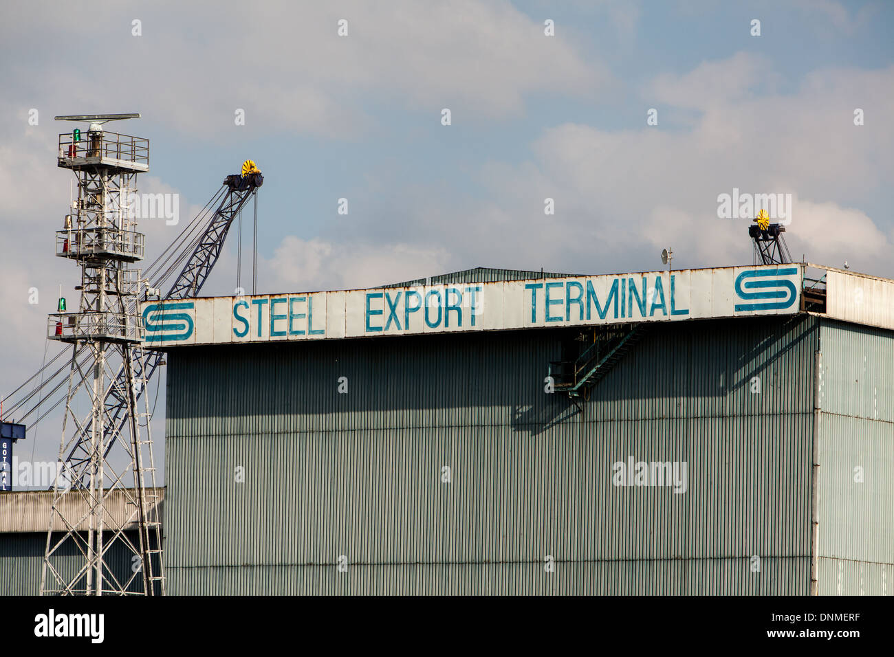 Steel Export Terminal, River Tees,Teesside, England Stock Photo - Alamy