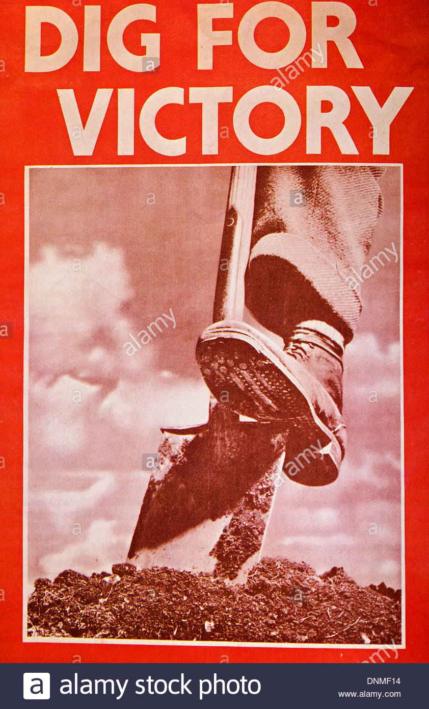 Dig For Victory Poster High Resolution Stock Photography and Images - Alamy