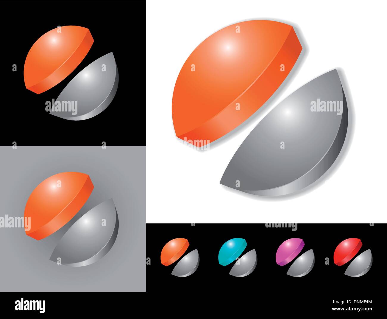 Abstract graphic design of 3d icon or symbol Stock Vector Image & Art ...