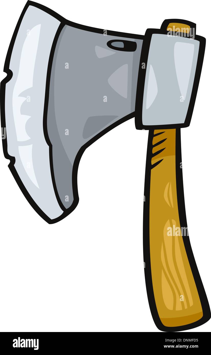 Cartoon Illustration of Axe or Ax Clip Art Stock Vector Image & Art - Alamy