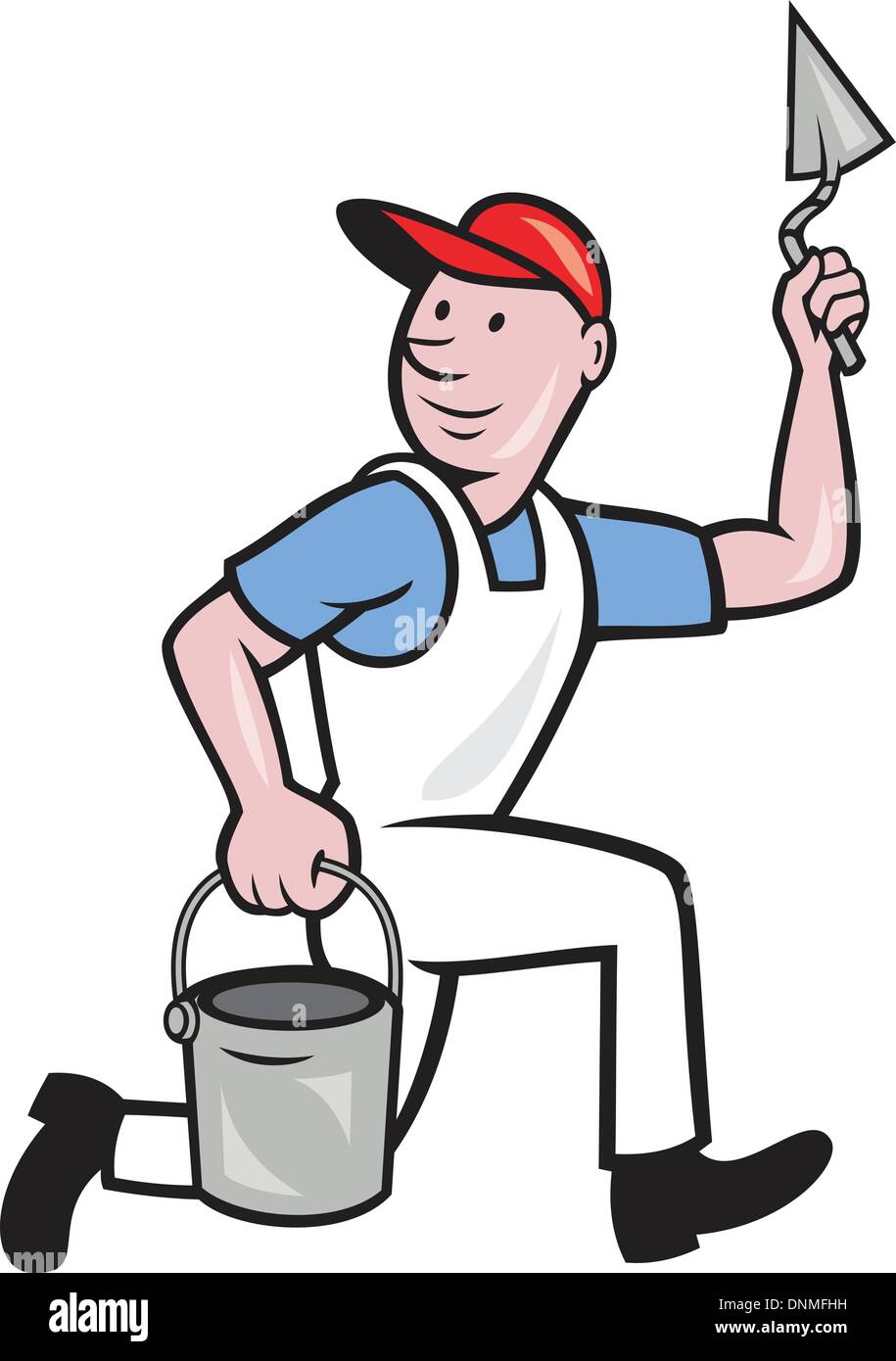 Plasterer vector vectors hi-res stock photography and images - Alamy