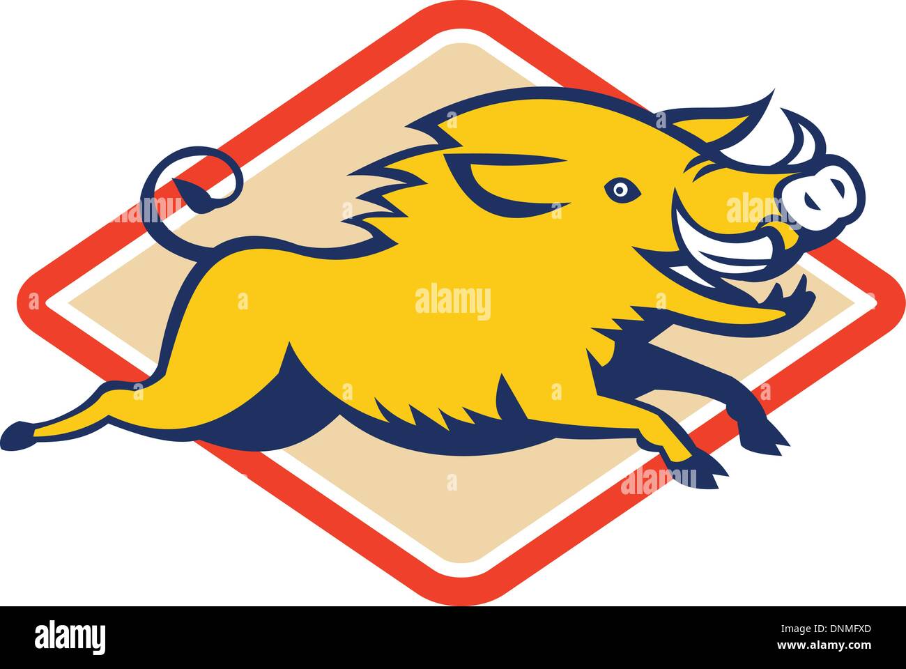 Shape of a pig Stock Vector Images - Alamy