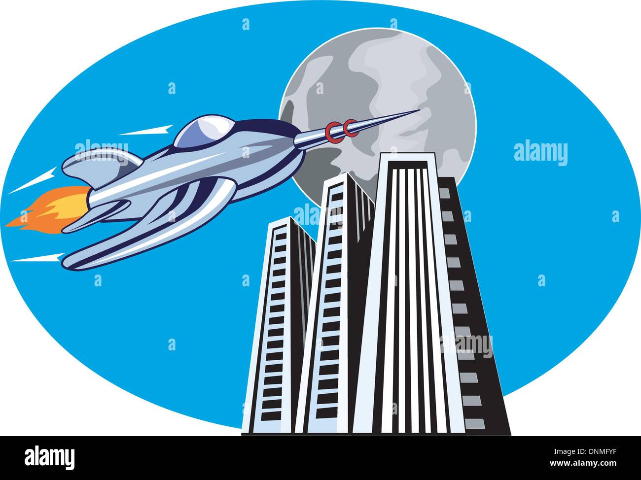 Flying Space Shuttle Rocket