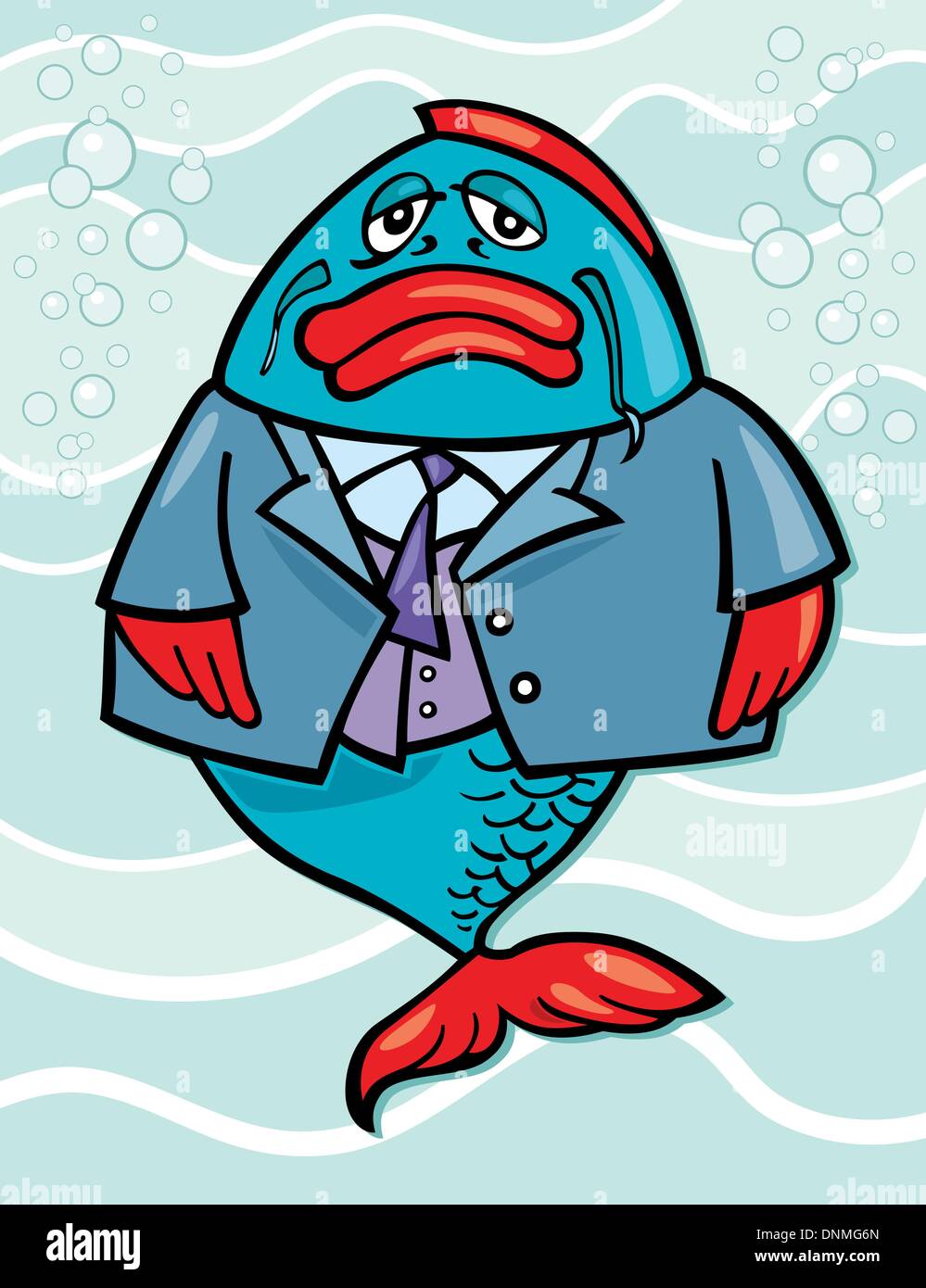 Illustration of big fish businessman Stock Vector Image & Art - Alamy
