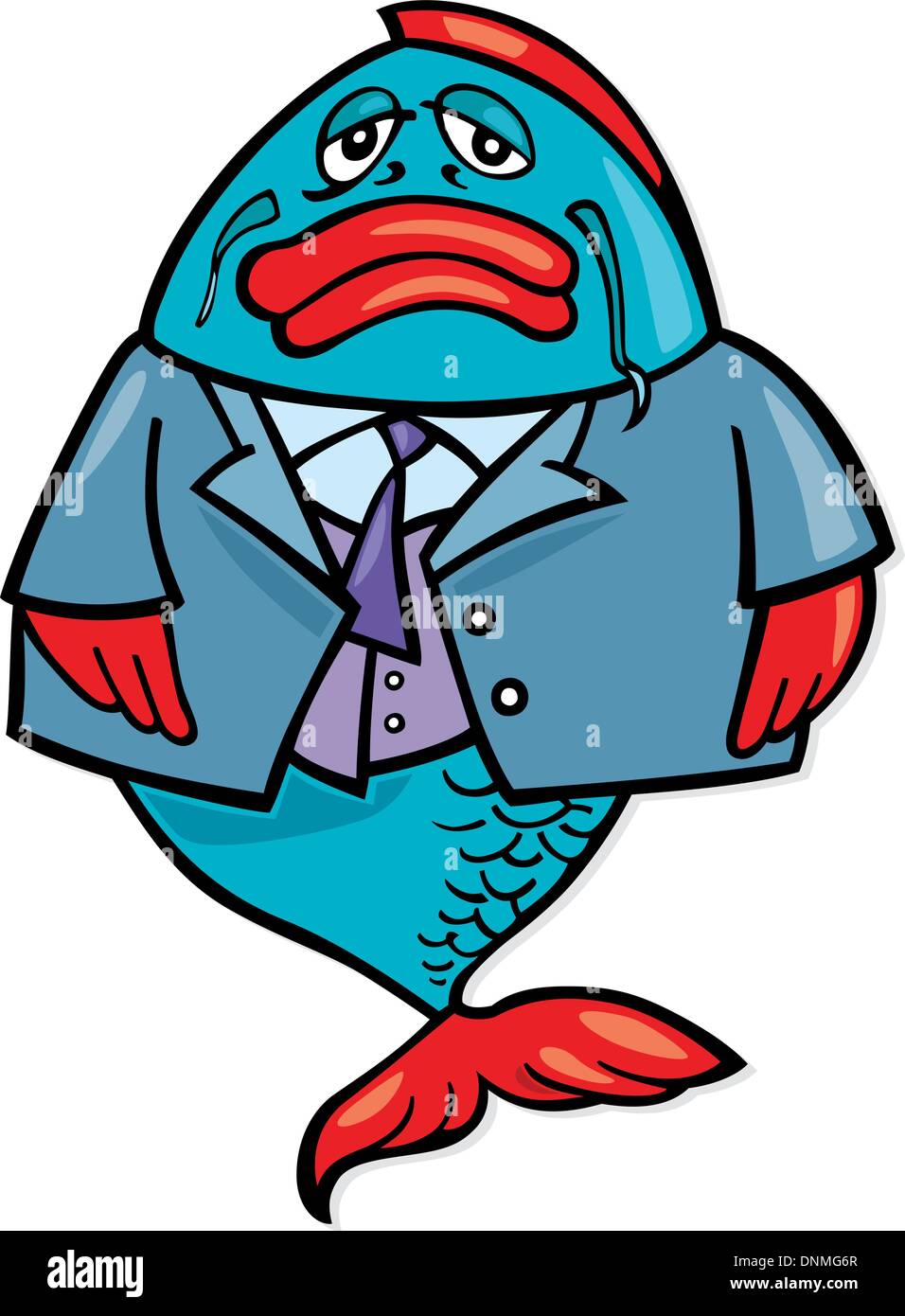 Illustration of big fish businessman Stock Vector Image & Art - Alamy