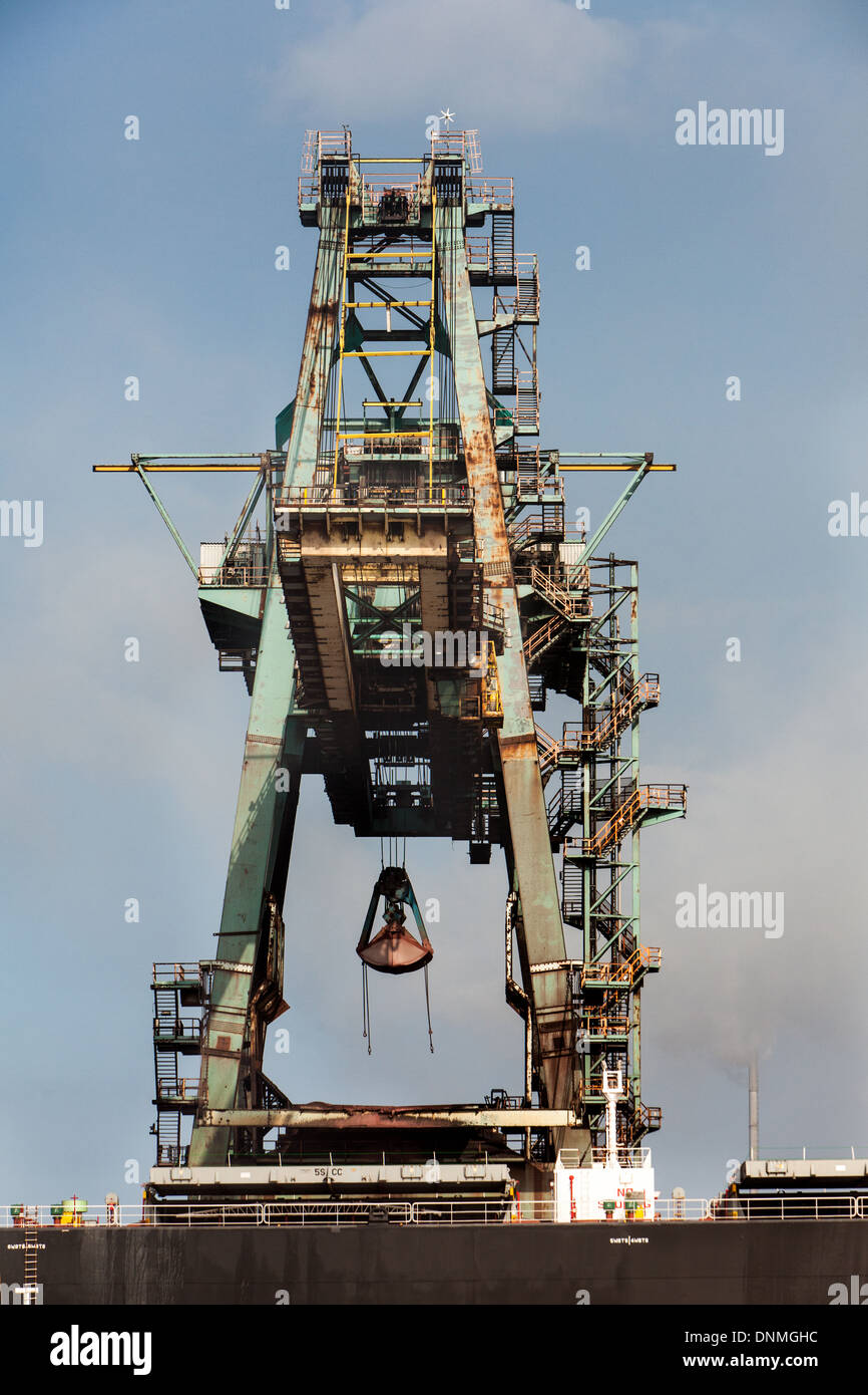 Redcar Ore Terminal, River Tees,Teesside, England Stock Photo - Alamy