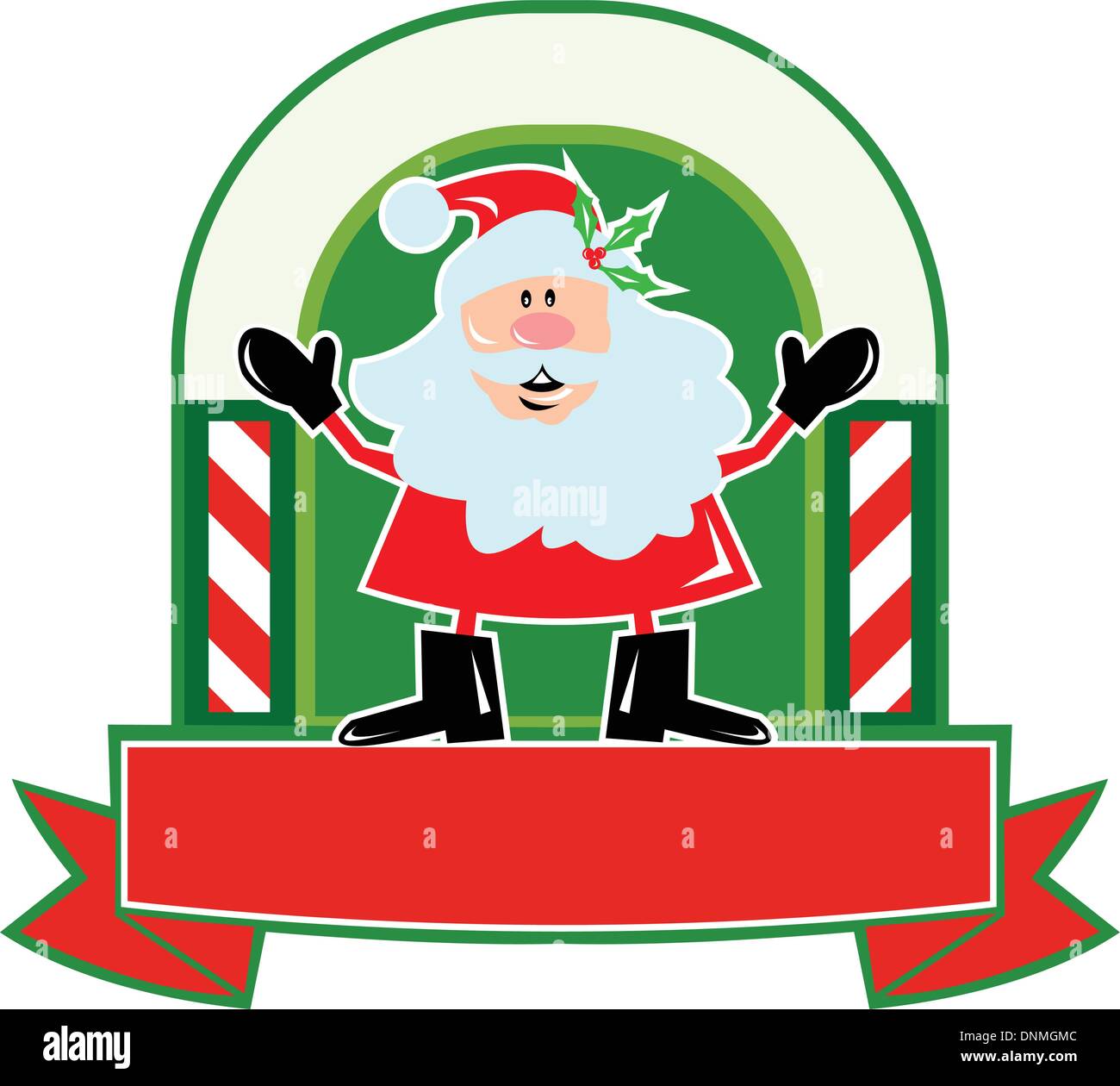 Christmas candy on old Stock Vector Images - Alamy