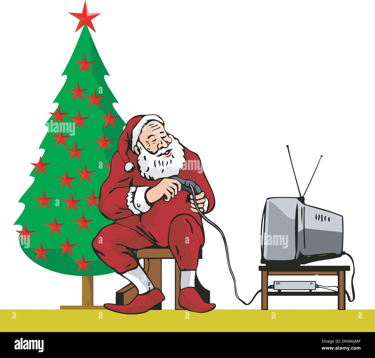 Illustration santa claus done in hi-res stock photography and images ...