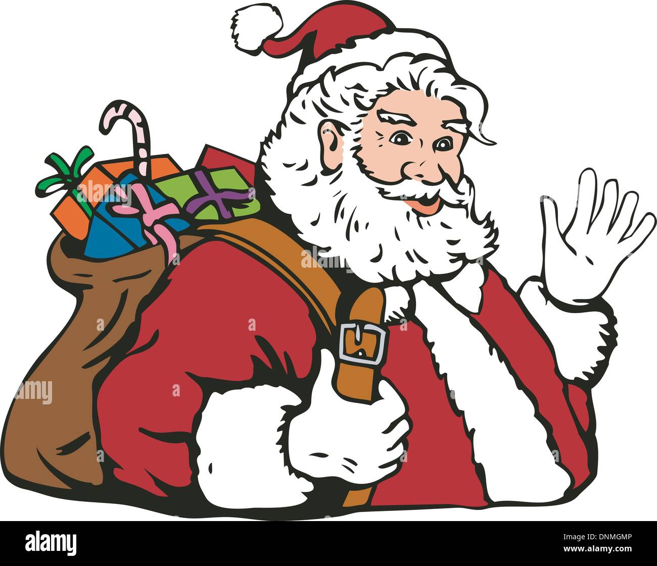 Illustration santa claus done in hi-res stock photography and images ...
