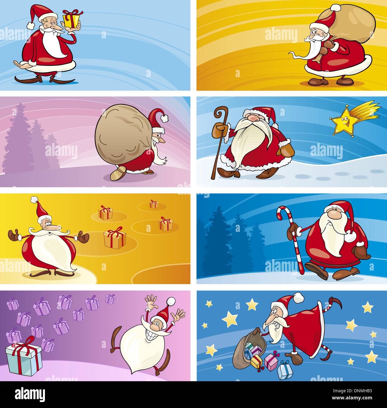 Fat father christmas Stock Vector Images - Alamy
