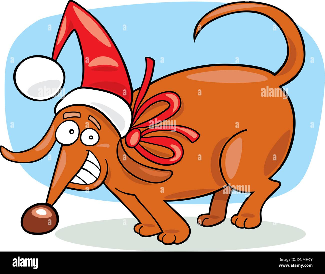 Santa claus dog Stock Vector Images - Alamy