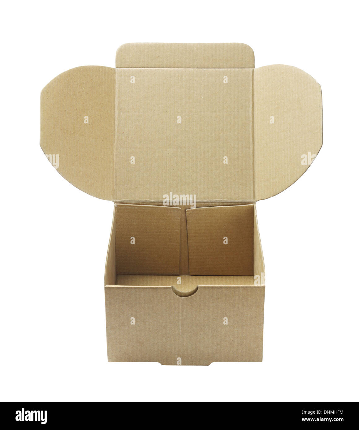 Open Paper Cake Box Isolated On White Background Stock Photo - Alamy