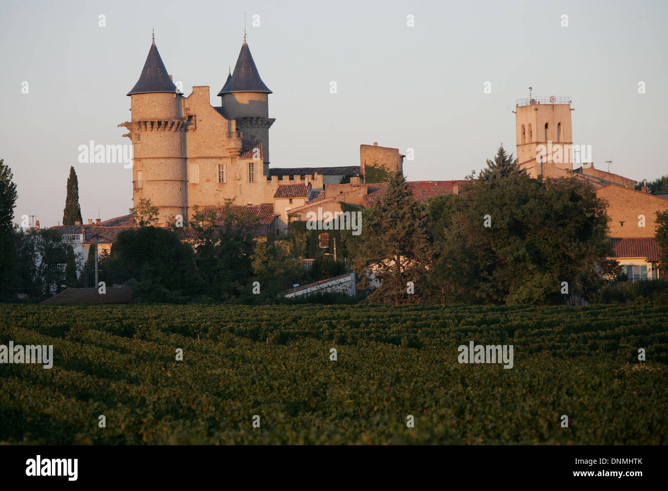 MARGON CHATEAU NEAR BEZIERS LANGUEDOC FRANCE Stock Photo - Alamy