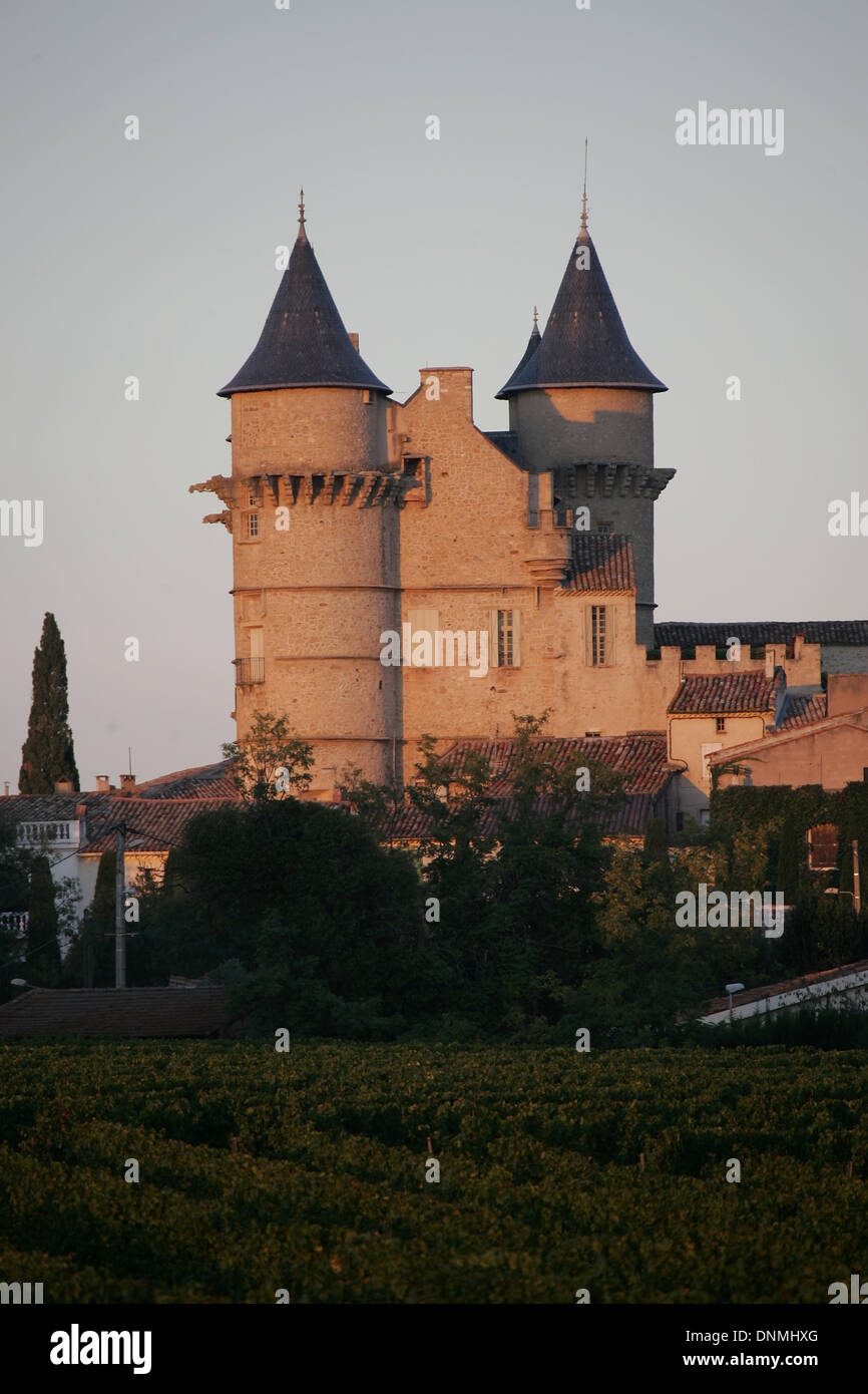MARGON CHATEAU NEAR BEZIERS LANGUEDOC FRANCE Stock Photo - Alamy