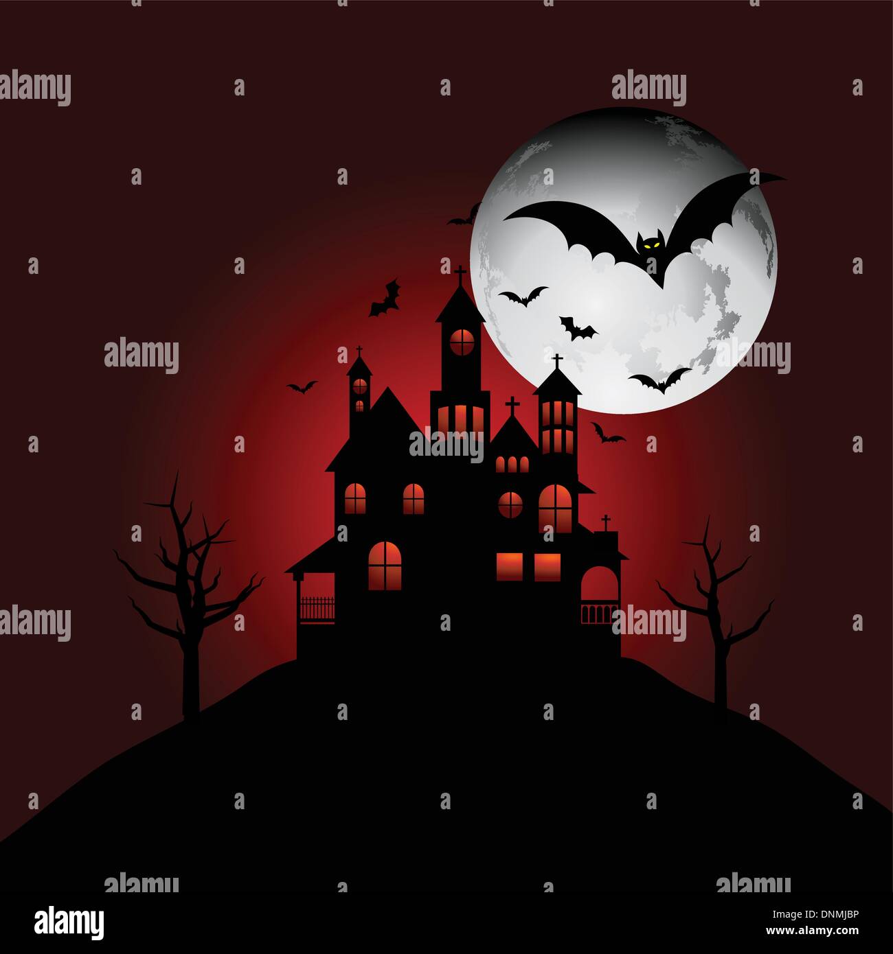 Scary hill Stock Vector Images - Alamy