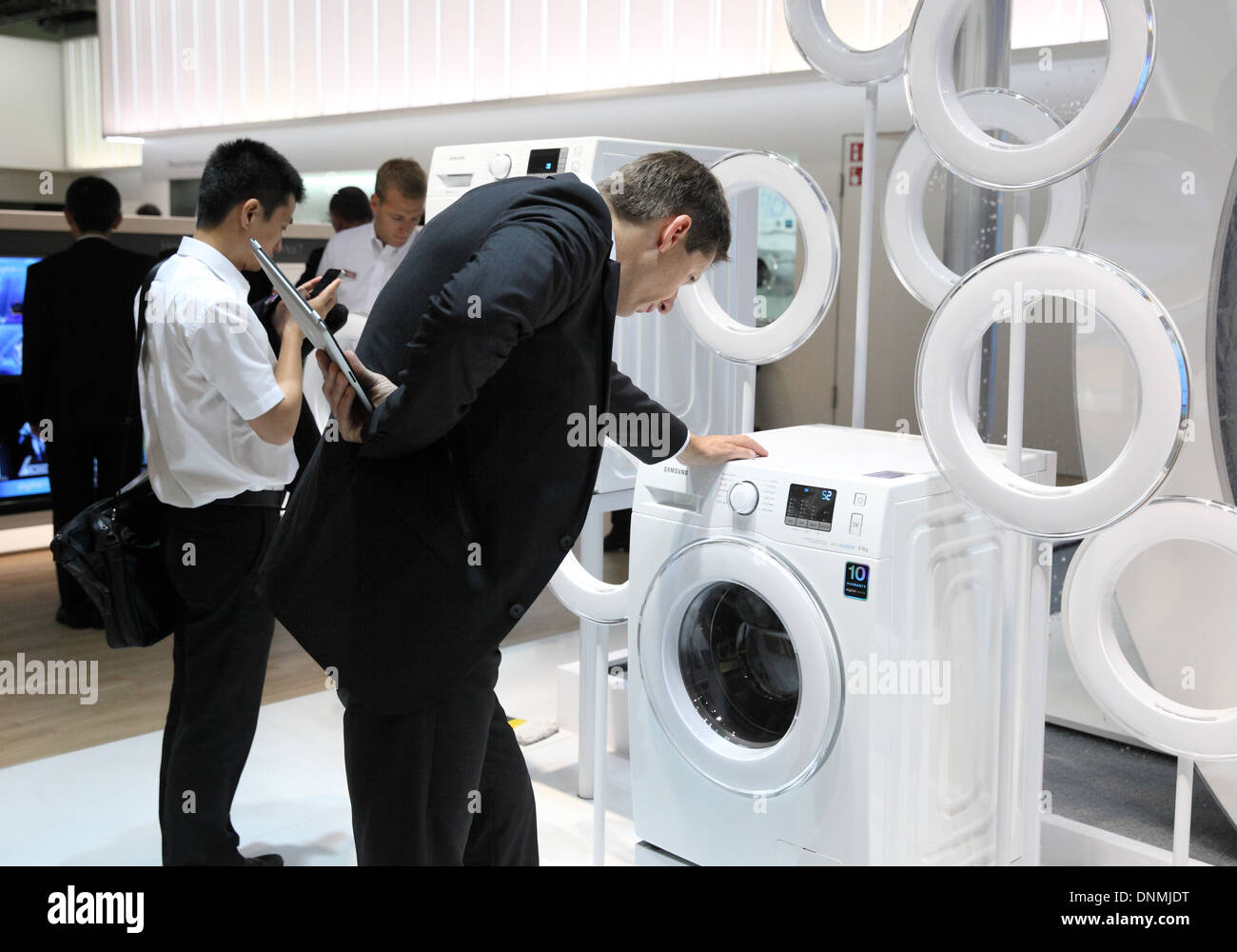 Berlin Germany Washing Machines Booth High Resolution Stock Photography ...