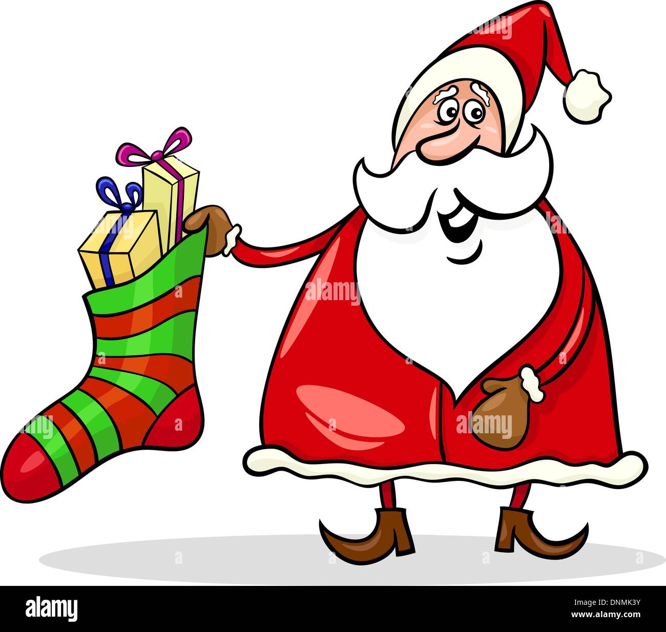 Memes Para Papa Noel Cartoon Illustration Of Funny Santa Claus Or Papa