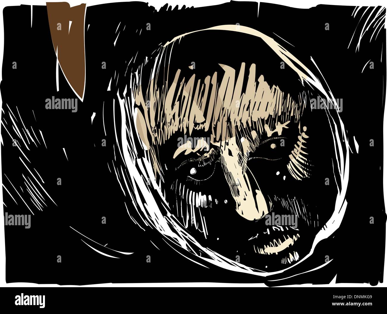 Contemplative expression Stock Vector Images - Alamy