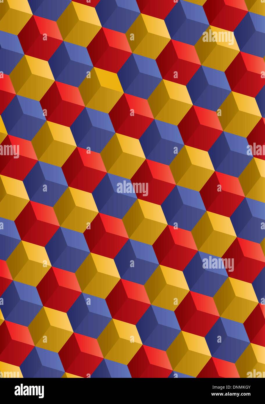 Illustration of Abstract Background Cube Design for Poster, Cover ...