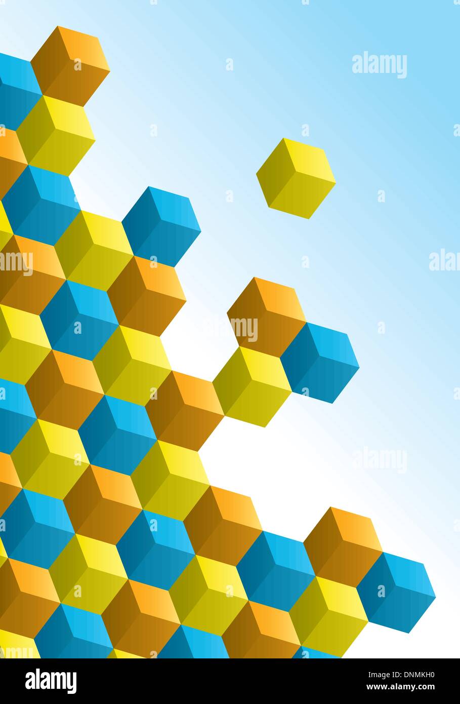 Illustration of Abstract Background Cube Design for Poster, Cover ...