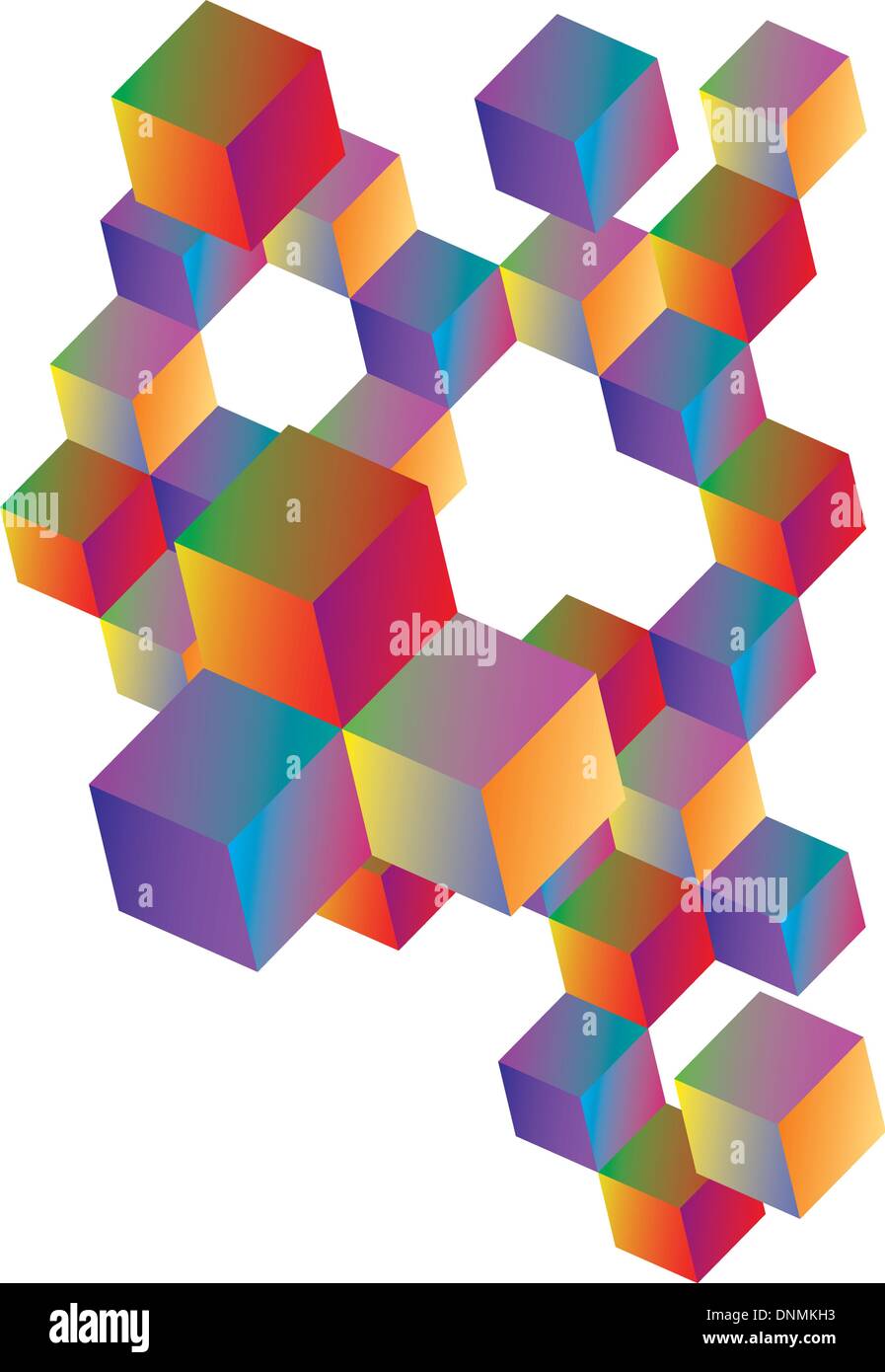 Illustration of Abstract Background Cube Design for Poster, Cover ...