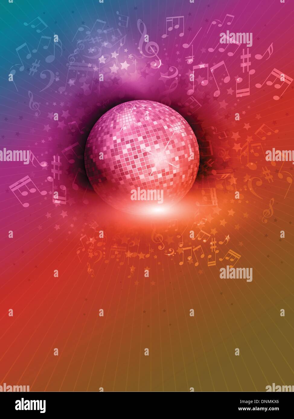 Mirror ball background Stock Vector Images - Alamy