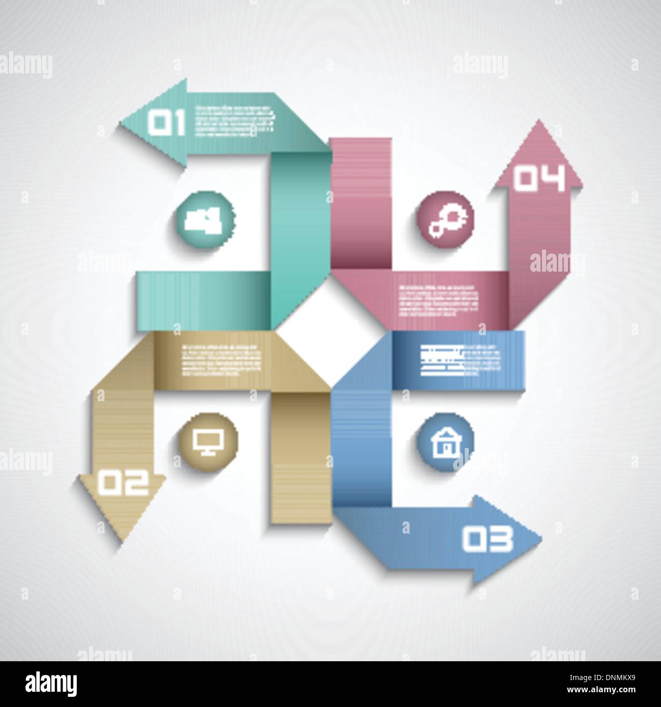 Modern design for infographics options background Stock Vector Image ...