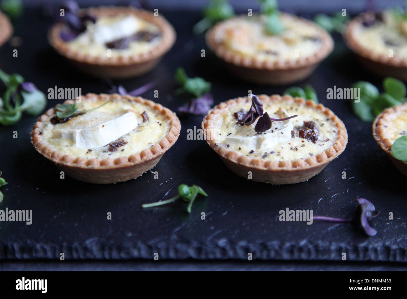 Selection of mini quiches Stock Photo - Alamy