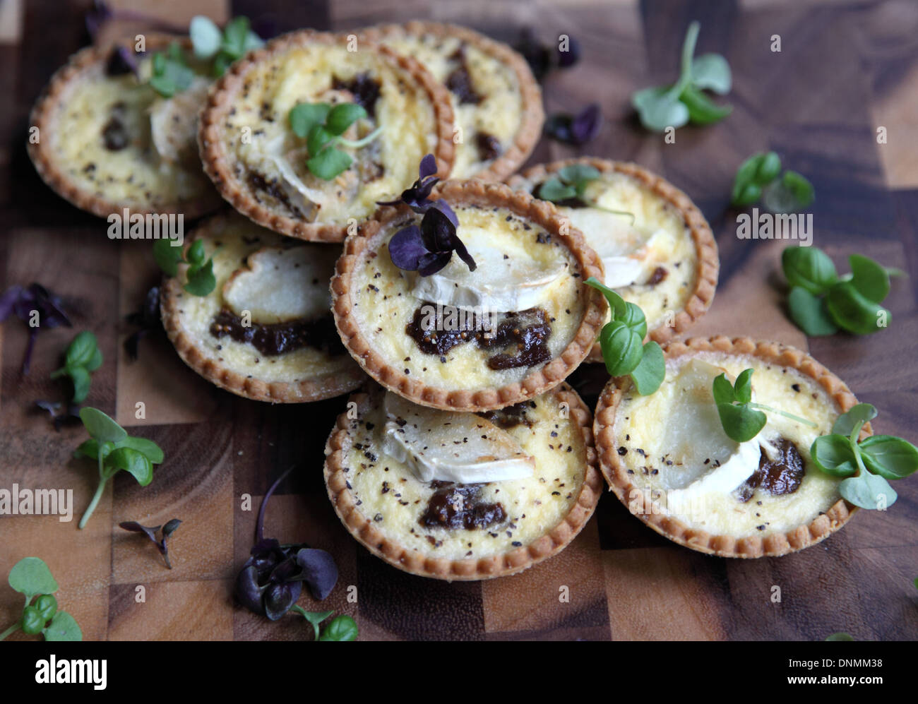 Selection of mini quiches Stock Photo - Alamy