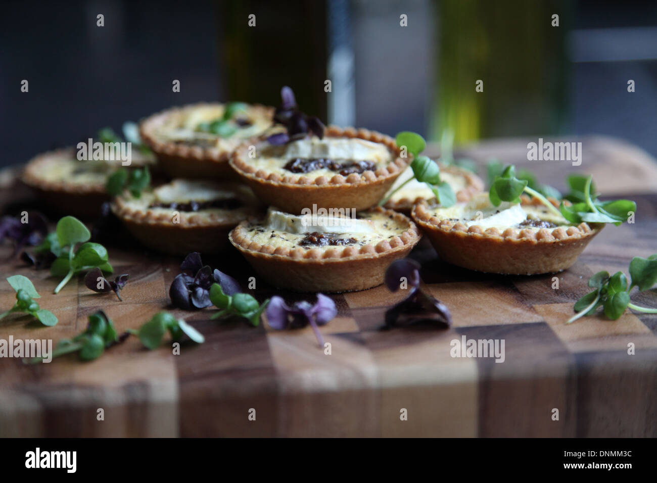 Selection of mini quiches Stock Photo - Alamy