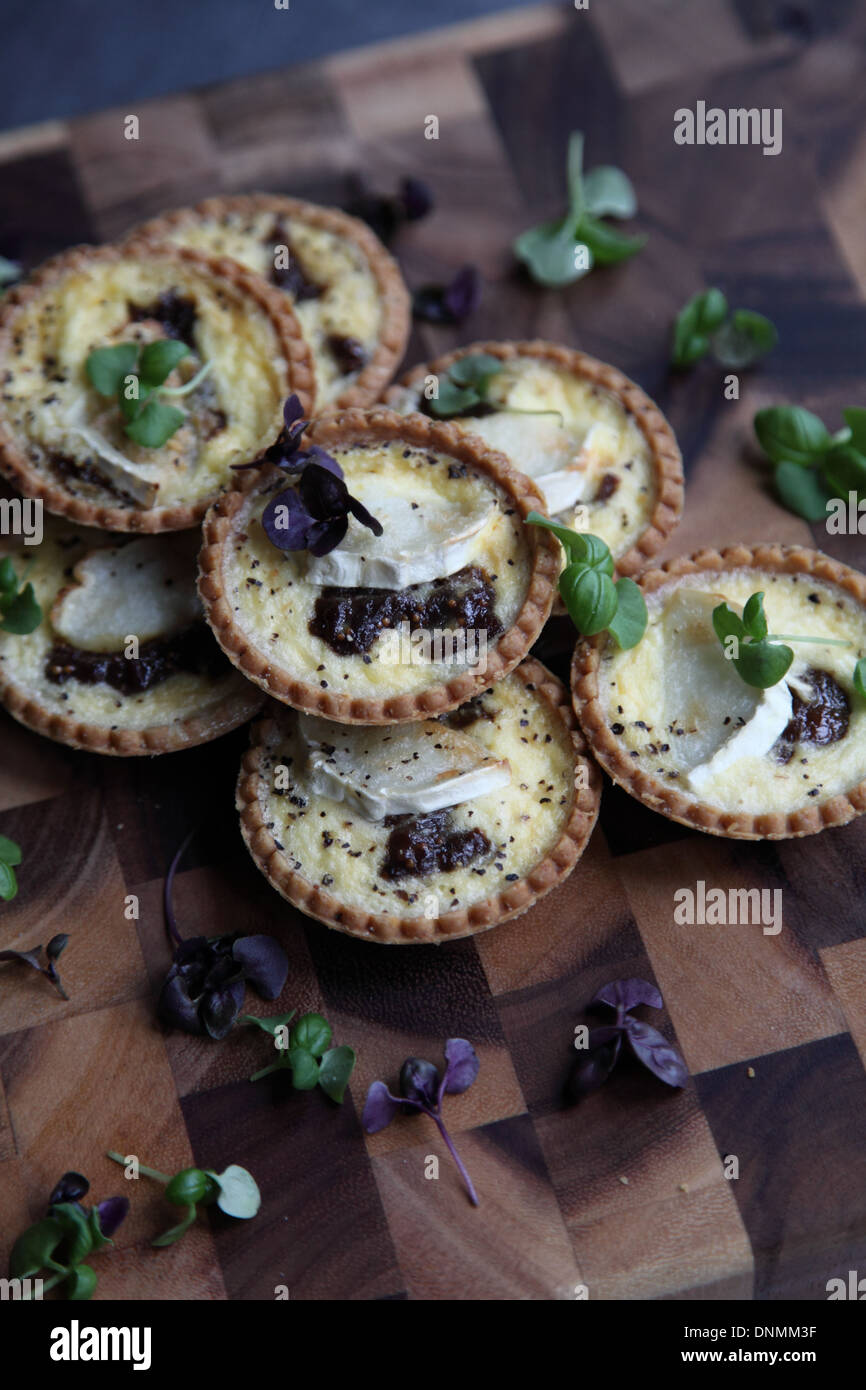 Selection of mini quiches Stock Photo - Alamy