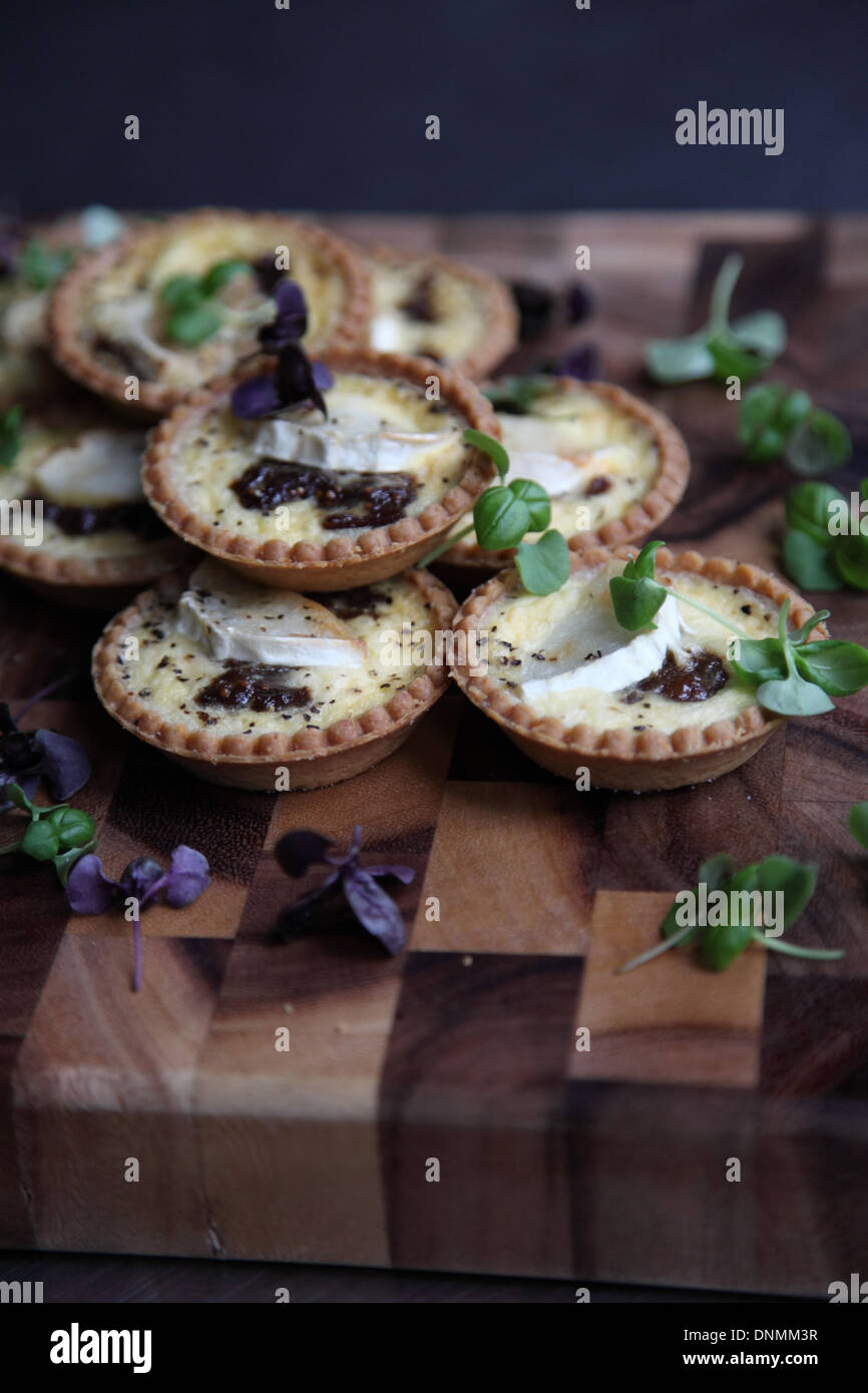 Selection of mini quiches Stock Photo - Alamy